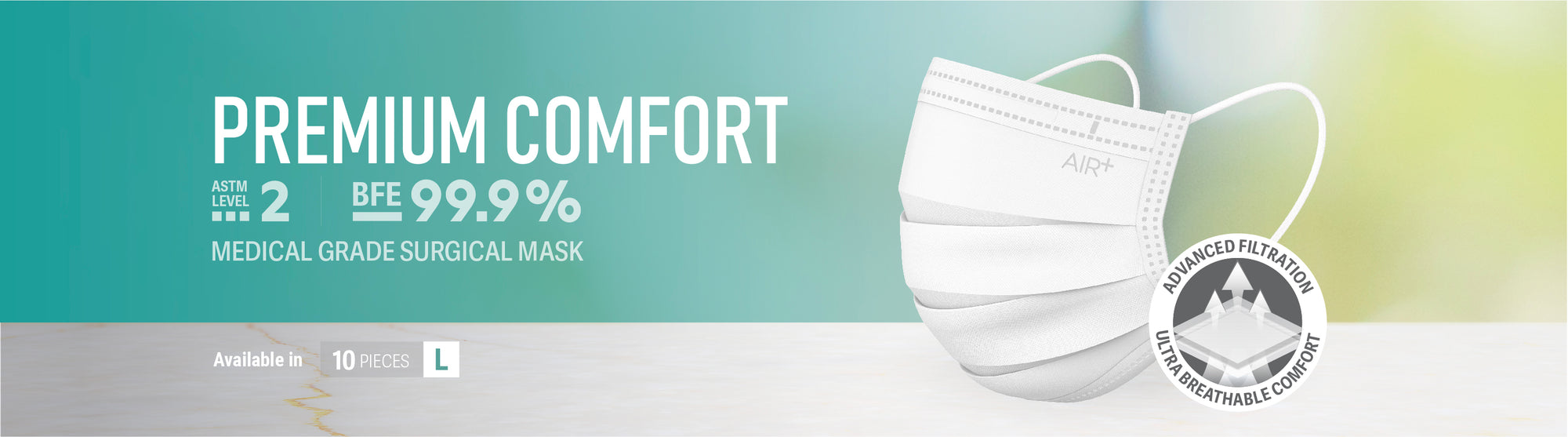 Surgical Mask with Premium Comfort [10pc]